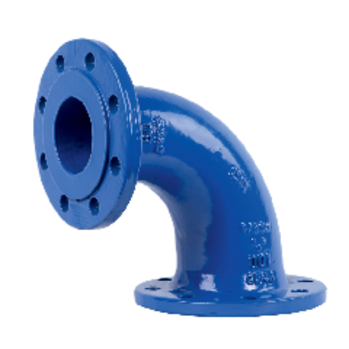 Q-Stück PN 10 / PN 16 | Flanschbogen 90°